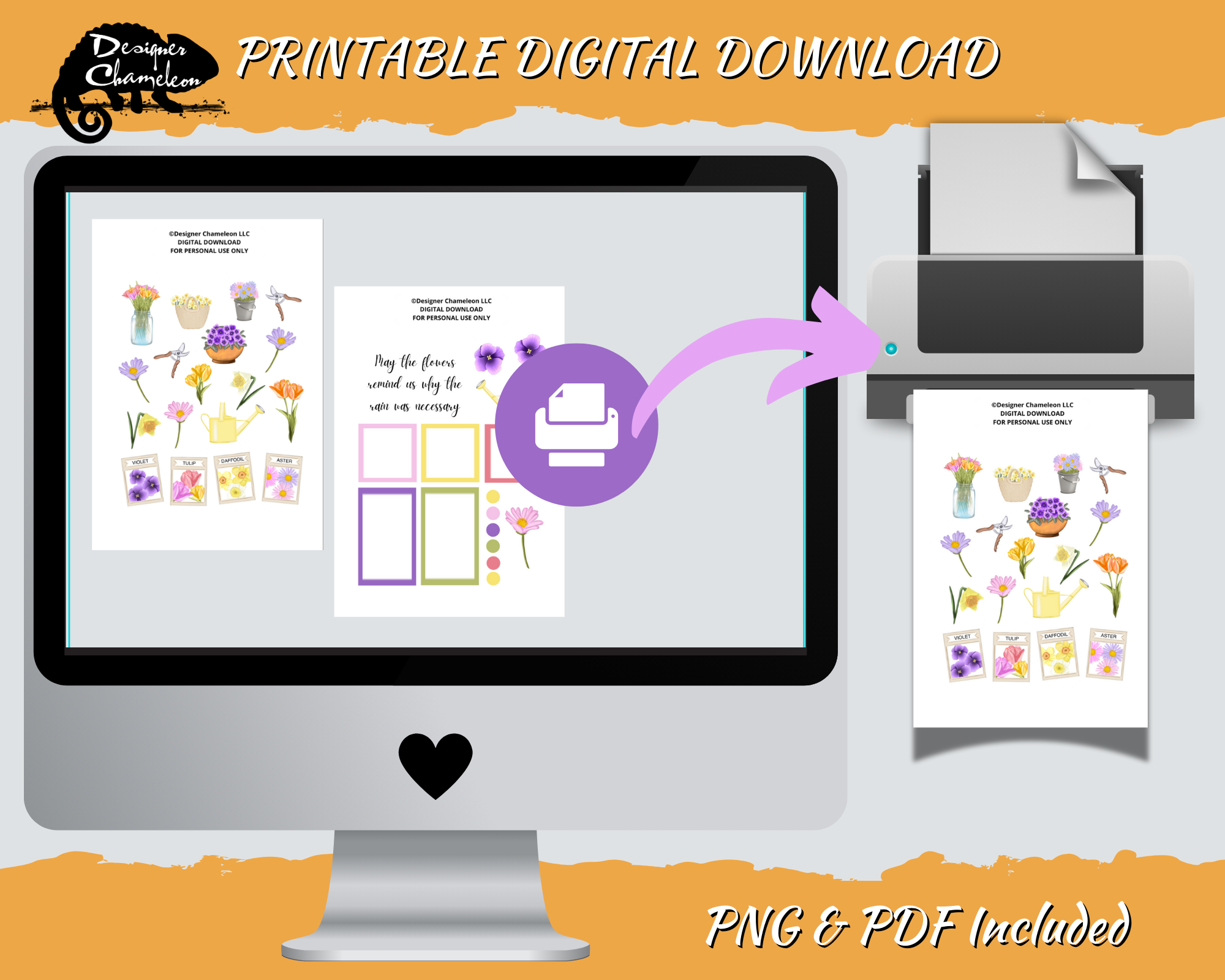 DIGITAL DOWNLOADS – Designer Chameleon
