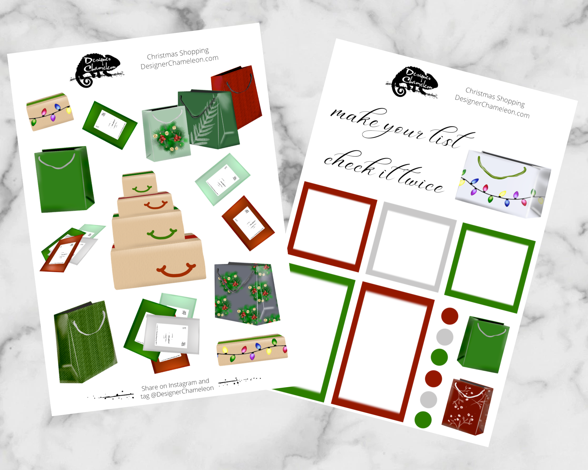 Christmas Shopping – Designer Chameleon
